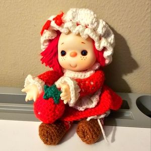 Hand Crafted | Toys | Strawberry Shortcake Crochet Doll | Poshmark